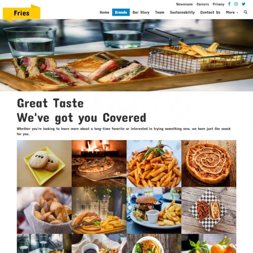 Fast Food Website Template - TemplateOnWeb