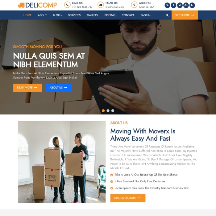 About Us Page Design Bootstrap Template - Infoupdate.org